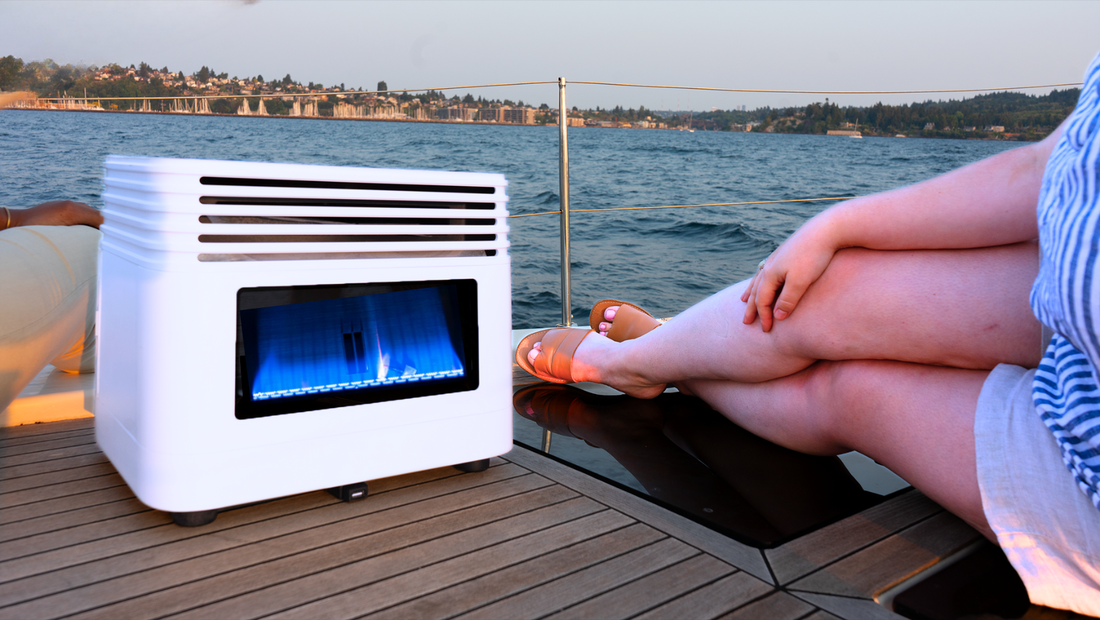 Marine Self-Powered Blower Fan Hybrid Propane Heater + Wind Resistance ...